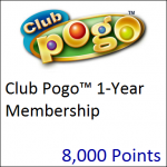 Club Pogo 1-Year Membership - Free Pogo Tokens